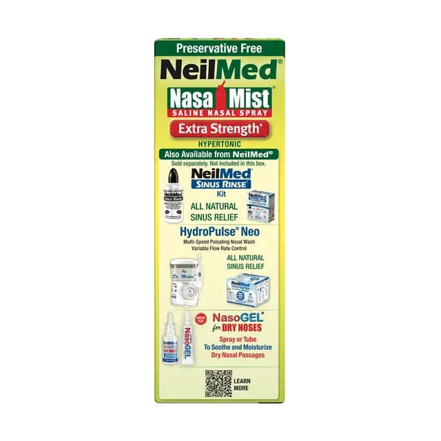 Neilmed NasaMist Hypertonic (Congestion relief) Saline Spray 125ml ...