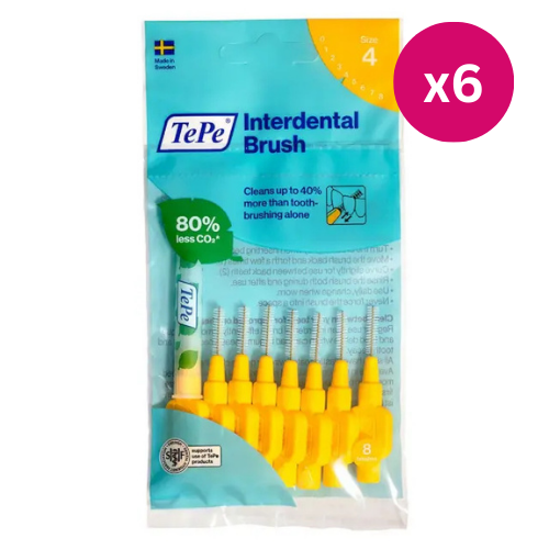 TePe Interdental Brushes Original Yellow x 6| LloydsPharmacy