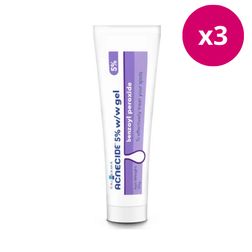 Acnecide 5% w/w Gel 60g x 3 | LloydsPharmacy