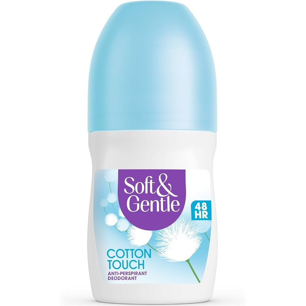Soft & Gentle Anti-Perspirant Roll-On Cotton Touch 50ml | LloydsPharmacy