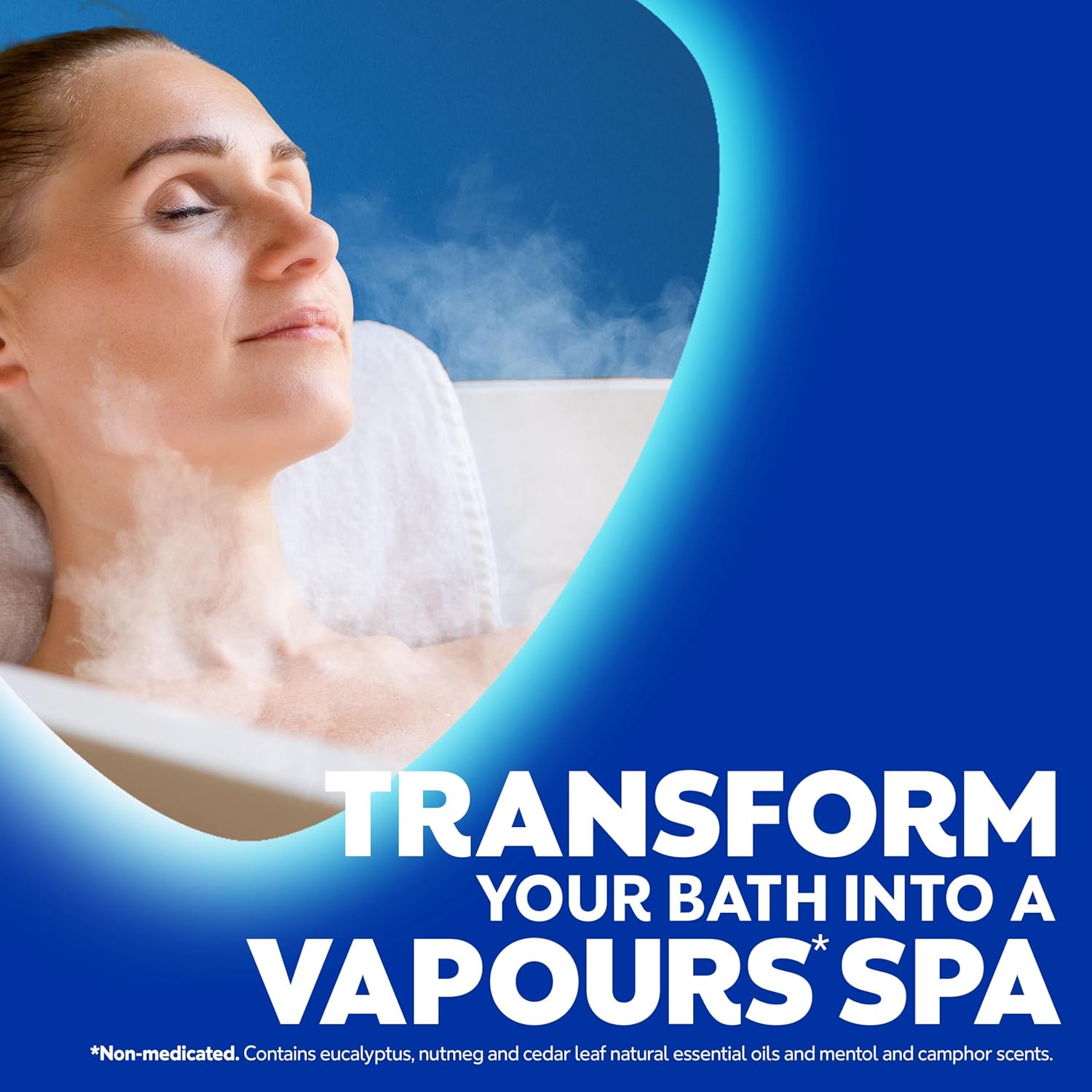 Vicks Vapo Bath Salts With Menthol & Camphor Scents Soothing Vapours ...