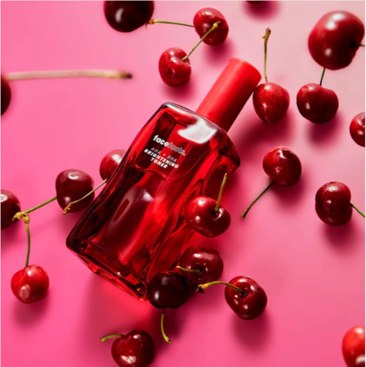 Face Facts Cherry Bliss - AHA & BHA Brightening Toner 140ml | LloydsPharmacy