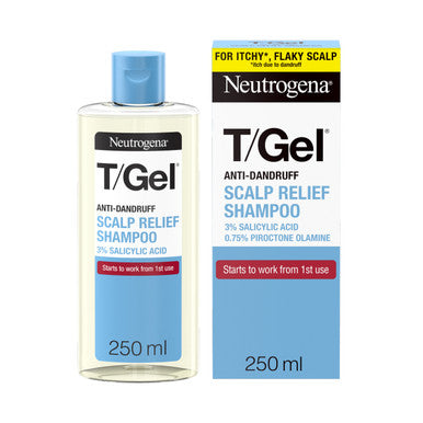 Neutrogena T/Gel Anti-Dandruff Scalp Relief Shampoo 250ml | LloydsPharmacy
