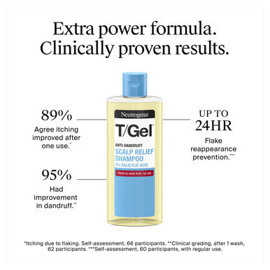 Neutrogena T/Gel Anti-Dandruff Scalp Relief Shampoo 250ml | LloydsPharmacy