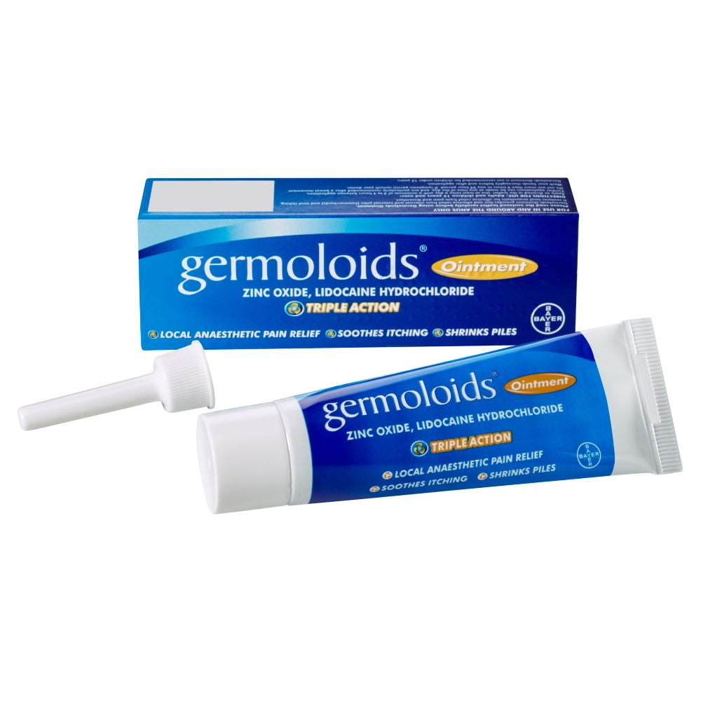 Germoloids Triple Action Haemorrhoids & Piles Ointment 25ml ...