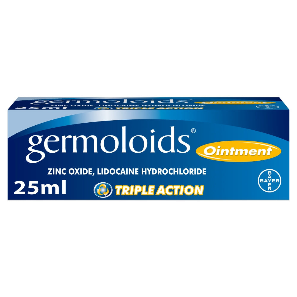 Germoloids Triple Action Haemorrhoids & Piles Ointment 25ml ...