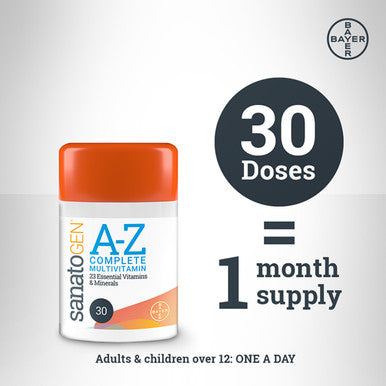 Sanatogen A-Z Complete Multivitamin 30 Tablets | LloydsPharmacy
