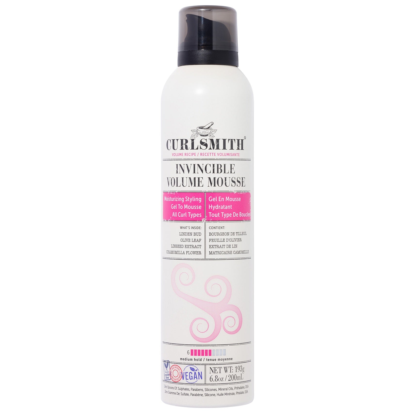 Curlsmith Invincible Volume Mousse 201ml | LloydsPharmacy