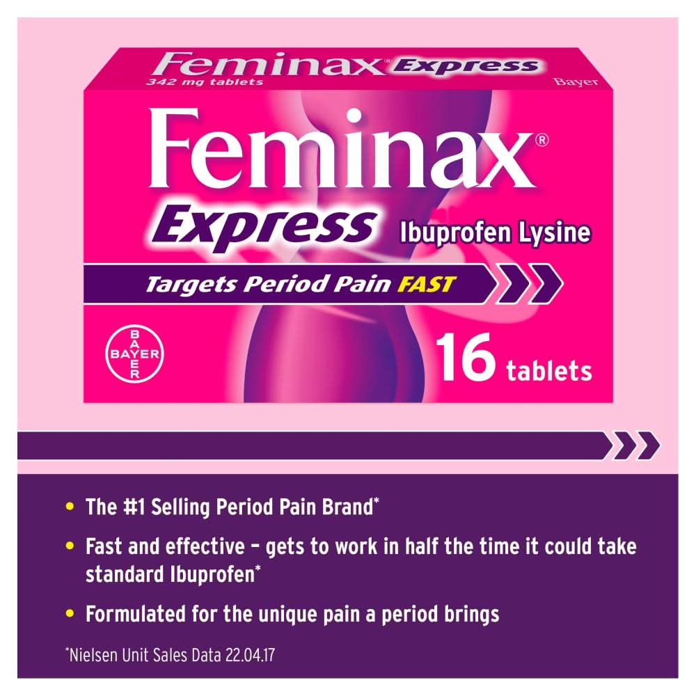 Feminax express 342mg tablets – LloydsPharmacy