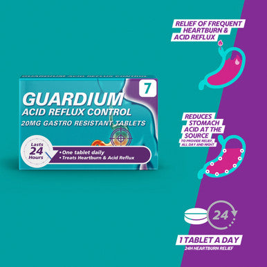 Guardium Acid Reflux Control Tablets 7 Tablets | LloydsPharmacy