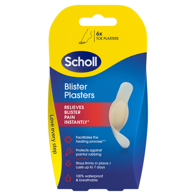 Scholl Blister Plaster Toe 6 Pack | LloydsPharmacy