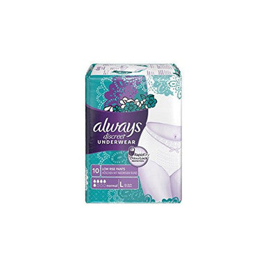 Always Discreet Incontinence Pants Women Large 10 Pants | LloydsPharmacy