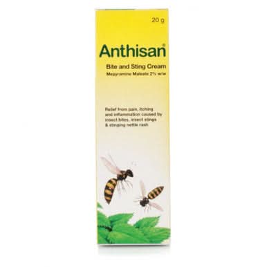 Anthisan Bite and Sting 2% w/w Cream 20g | LloydsPharmacy
