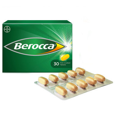 Berocca Film Coated Tablets 30 Pack | LloydsPharmacy