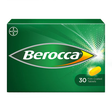 Berocca Film Coated Tablets 30 Pack | LloydsPharmacy