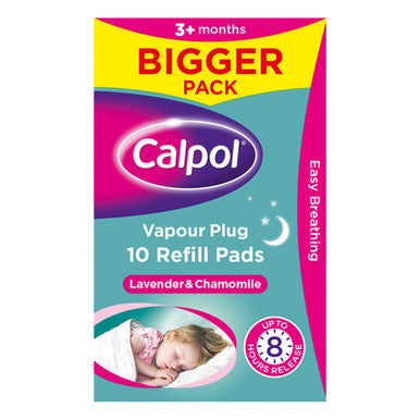 Calpol Vapour Plug XL Refill Pads 10 Pack | LloydsPharmacy