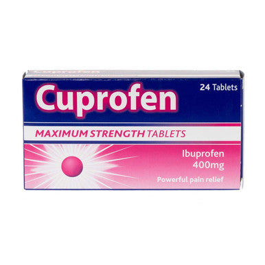 Cuprofen Maximum Strength 400mg 24 Tablets | LloydsPharmacy