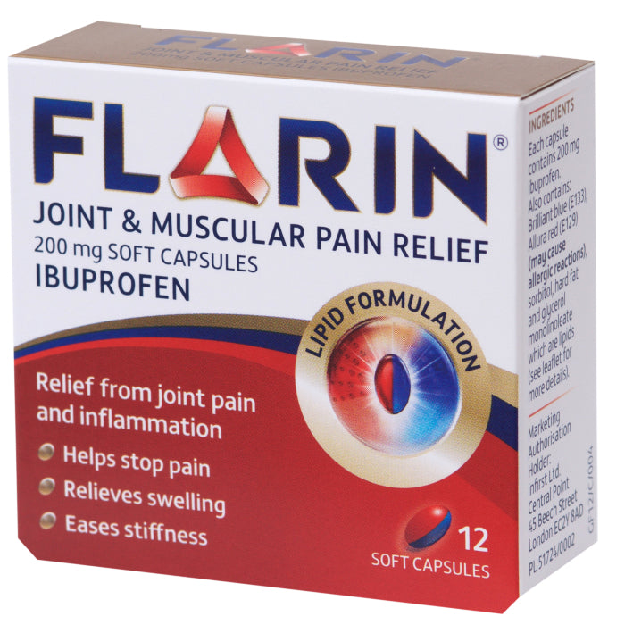 Flarin joint & muscular pain relief capsules | LloydsPharmacy