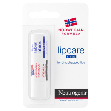 Neutrogena Norwegian Formula Lipcare SPF20 For Dry Chapped Lips 4.8g ...