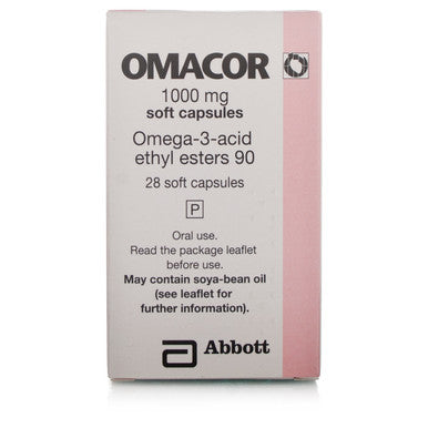 Omacor Capsules 1mg 28 Capsules | LloydsPharmacy