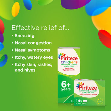 Piriteze Antihistamine Allergy Relief 3 Tablets | LloydsPharmacy