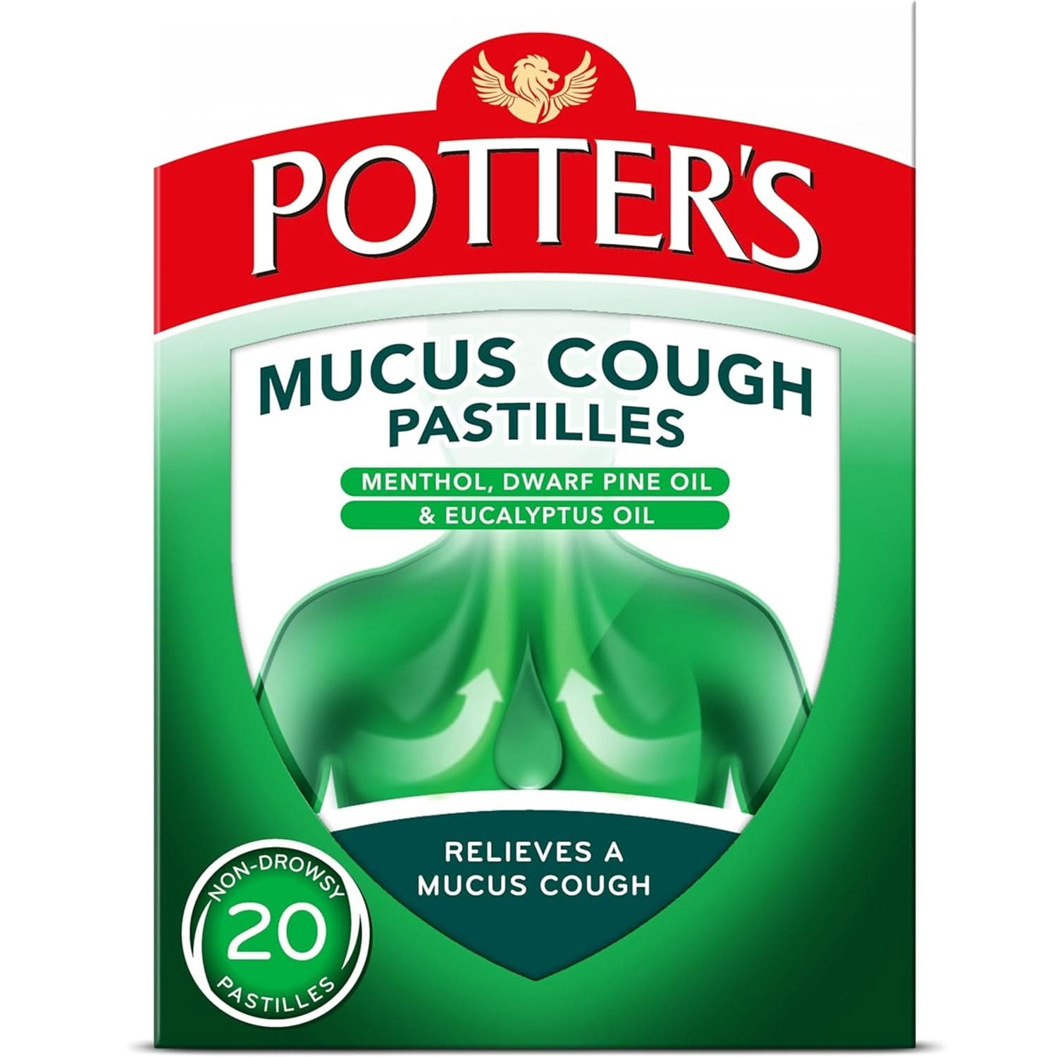 Potters mucus cough pastilles | LloydsPharmacy