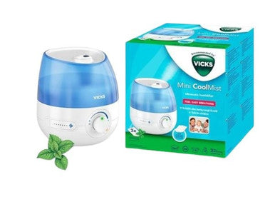 Vicks Mini CoolMist Ultrasonic Humidifier VUL525 | LloydsPharmacy