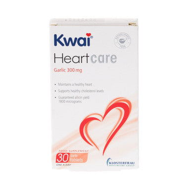 Kwai Heartcare Garlic One A Day 30 Tablets | LloydsPharmacy